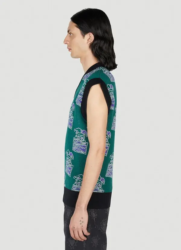 RASSVET Clown Sleeveless Sweater