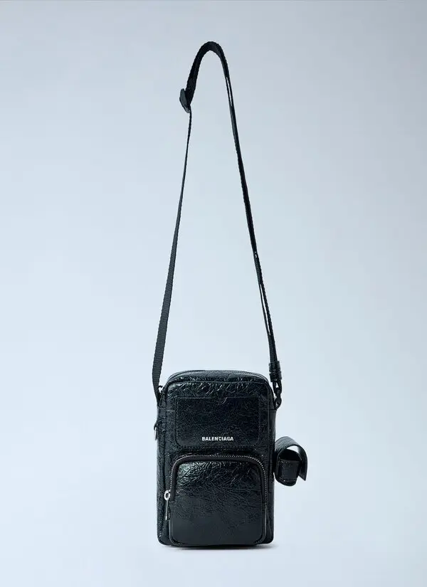 Balenciaga Superbusy Vertical Arena Bag - Black