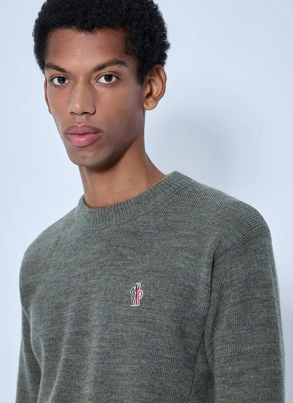 Moncler Wool Crew Neck Sweater
