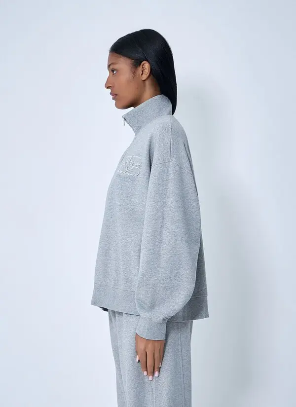 GANNI Half-zip Sweatshirt