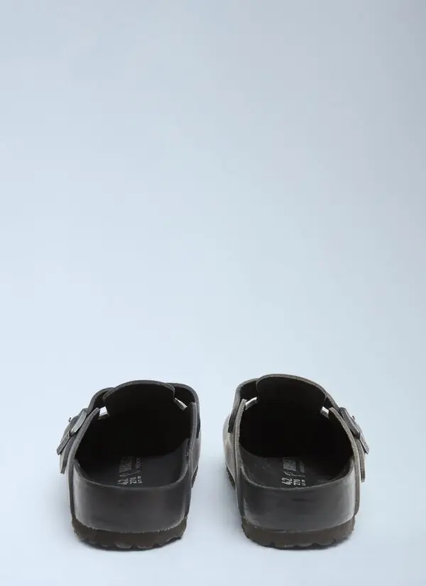 BIRKENSTOCK Boston Mules - Black