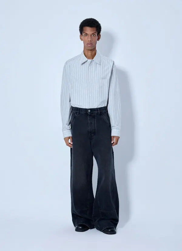 Marni Striped Cotton Poplin Shirt
