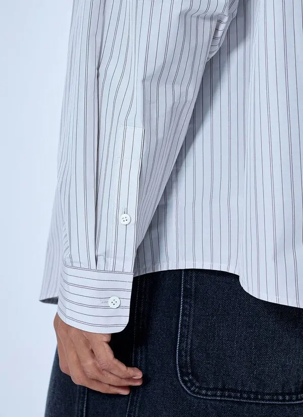 Marni Striped Cotton Poplin Shirt