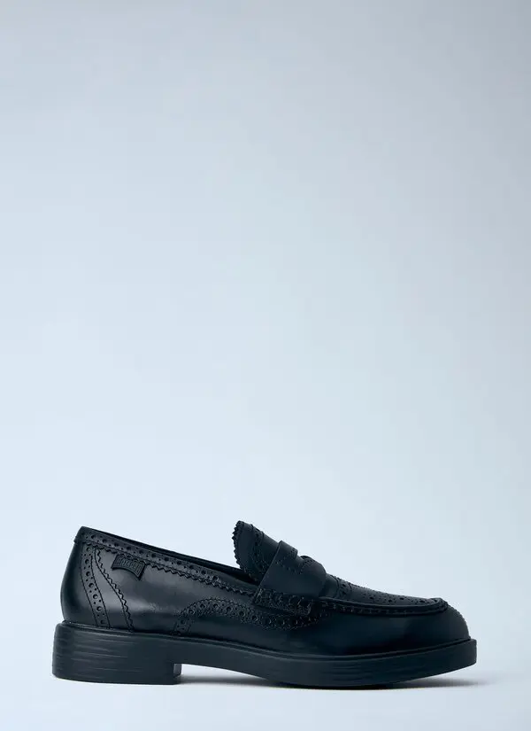 Camper Leather Brogue Loafers