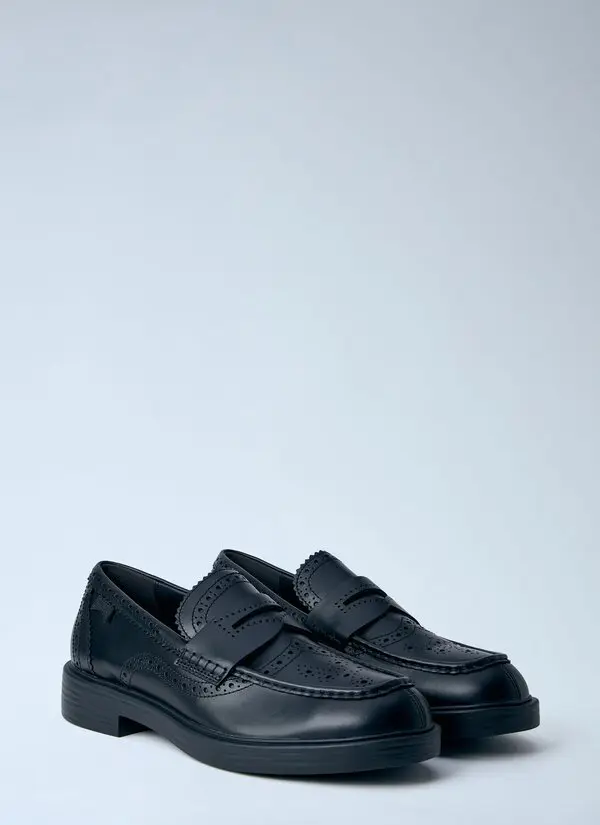 Camper Leather Brogue Loafers