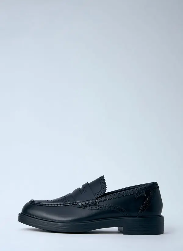 Camper Leather Brogue Loafers
