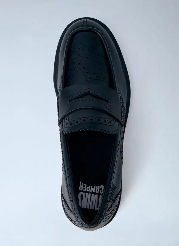 Camper Leather Brogue Loafers