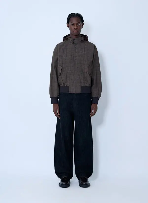 Prada Hooded Wool Jacket