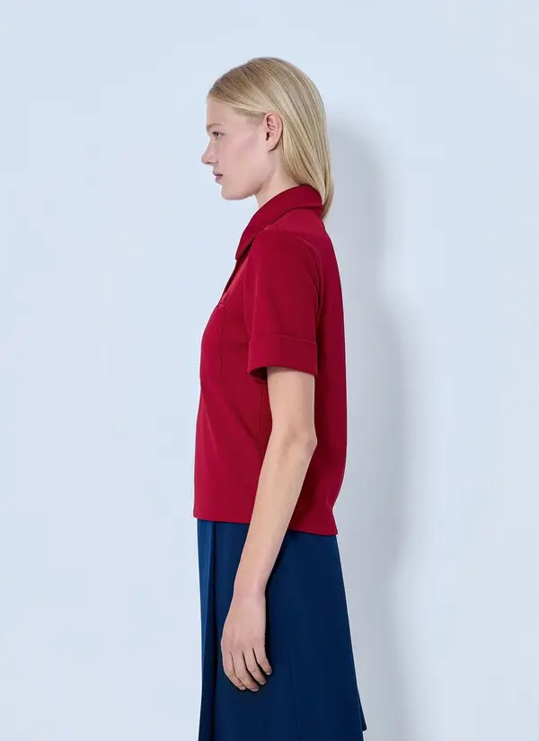 Miu Miu Jersey Polo Shirt