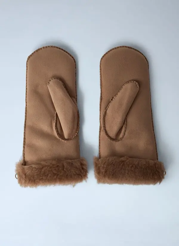 Max Mara Sand Gloves