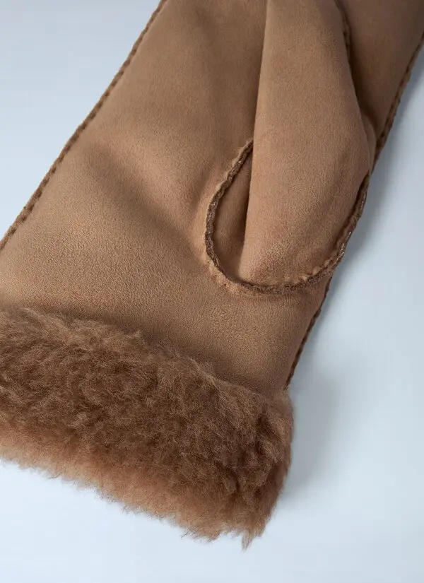 Max Mara Sand Gloves