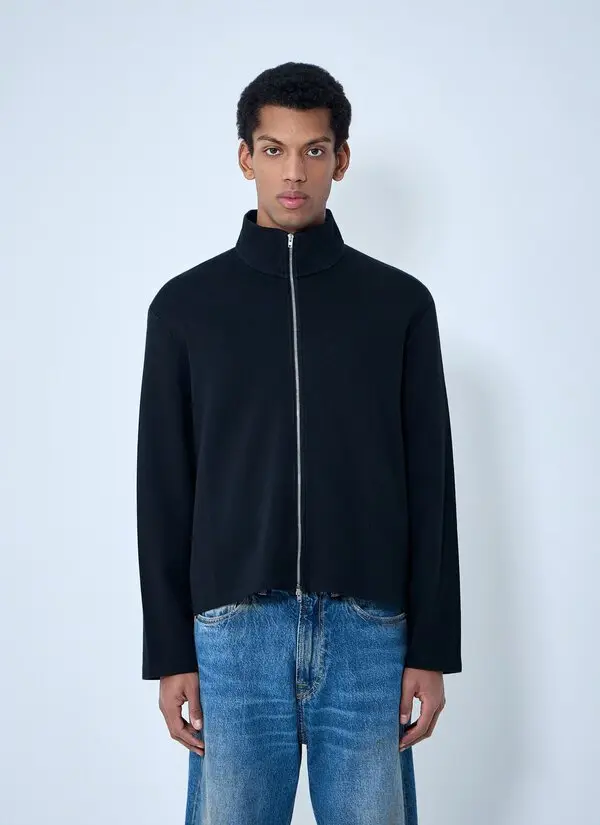 Our Legacy High-neck Zip-up Jacket - Black