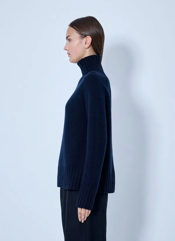 Max Mara High-neck Wool And Cashmere Sweater