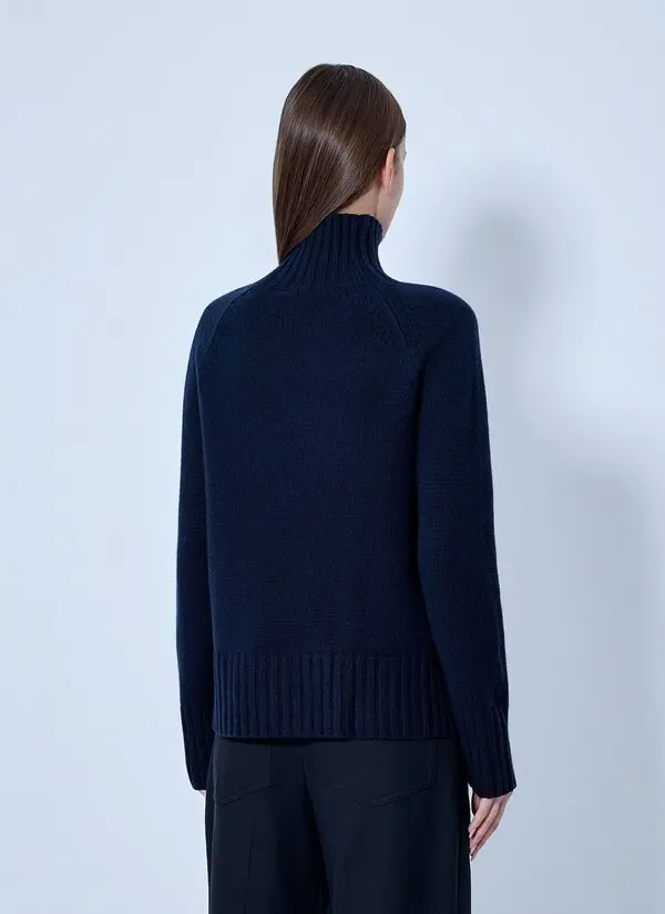 Max Mara High-neck Wool And Cashmere Sweater