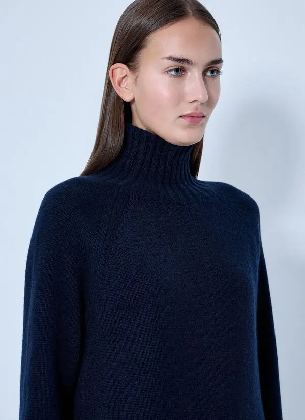 Max Mara High-neck Wool And Cashmere Sweater