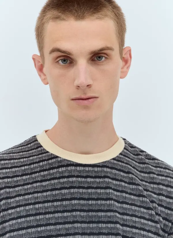 BRAIN DEAD Pruned Knit T-shirt