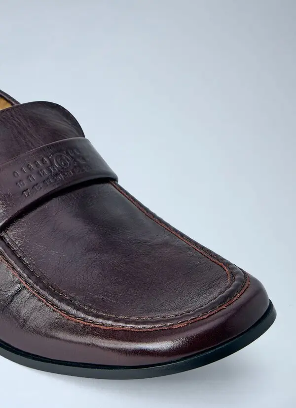 MAISON MARGIELA Brushed Leather Loafers