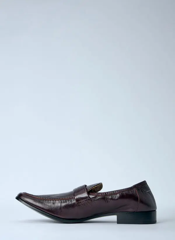 MAISON MARGIELA Brushed Leather Loafers