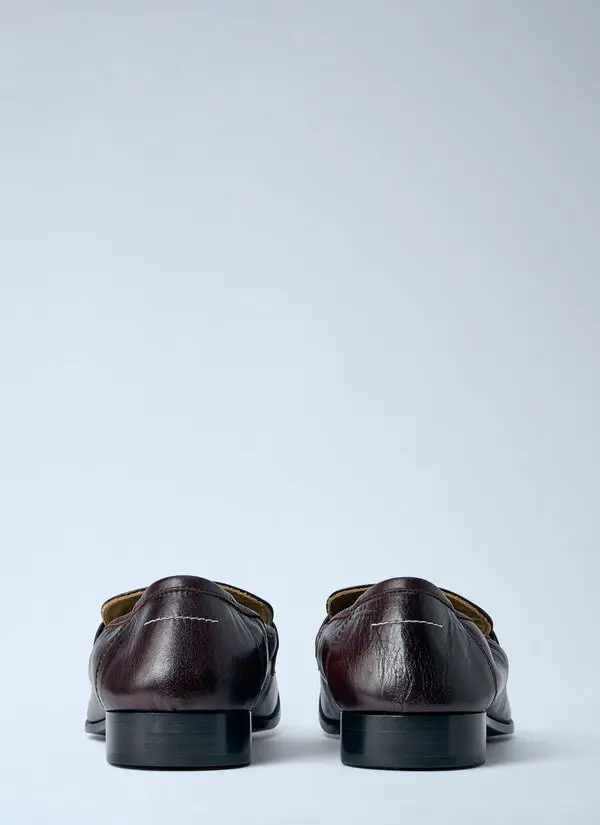 MAISON MARGIELA Brushed Leather Loafers