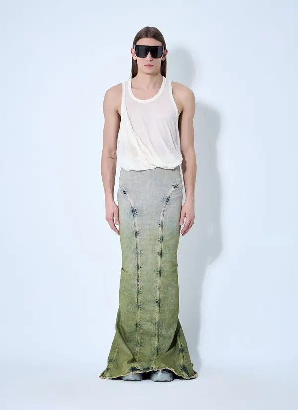 Moncler Acid Degrade Al Maxi Skirt