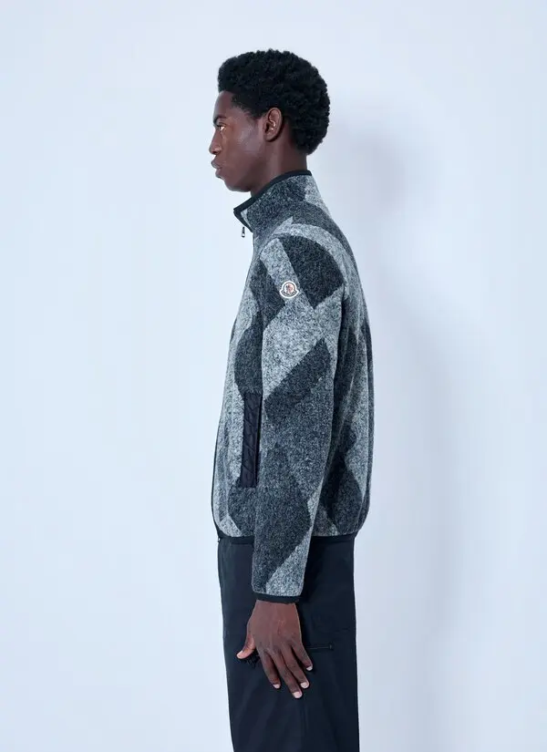 Moncler Zip Up Cardigan