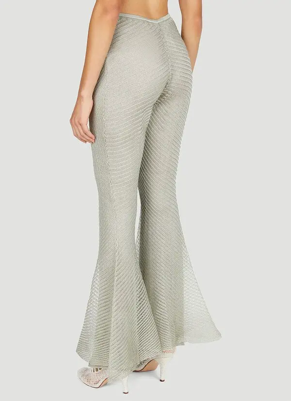 ISA BOULDER Moire Flared Pants