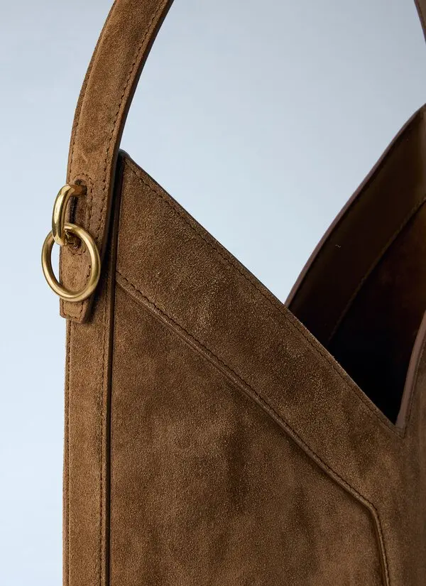 Saint Laurent Y Top-handle Bucket Bag - Brown