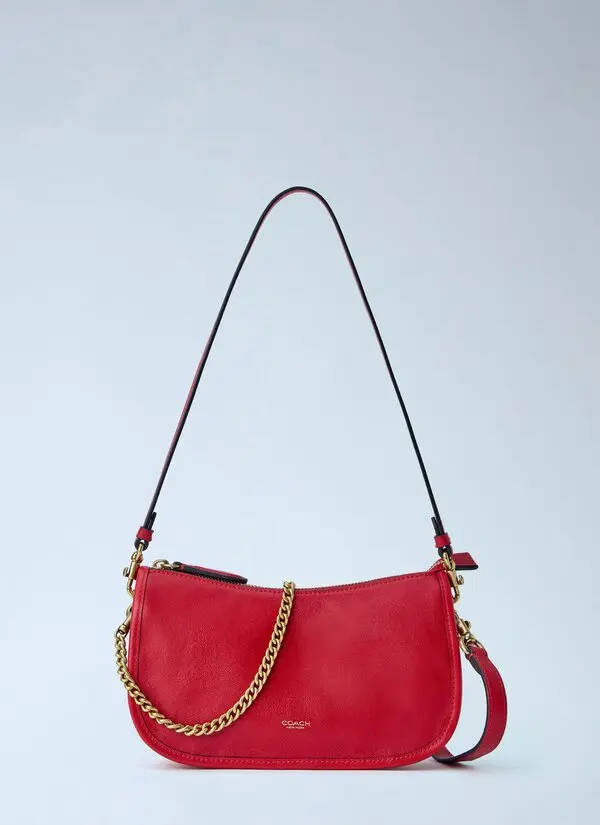 COACH Waverly Shoulder Bag - Red