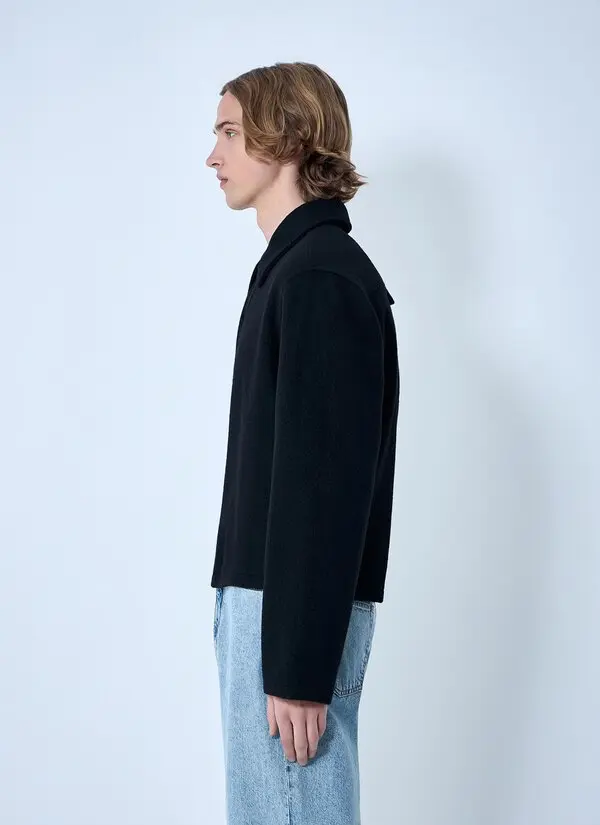 RIER Wool Blend Polo Sweater