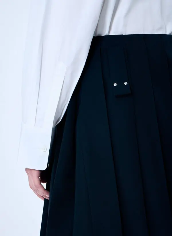 Prada Pleated Wool Skirt