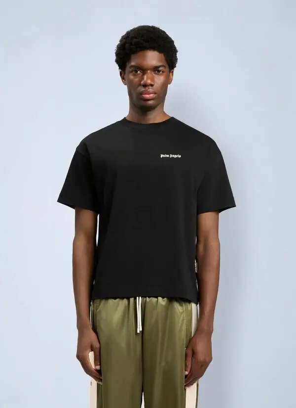 Palm Angels Classic Logo T-shirt Tripack - Black