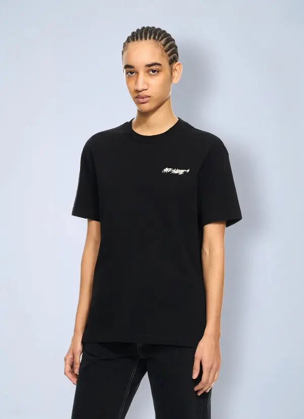 Off-White Shadow Logo T-shirt - Black