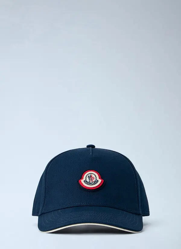 Moncler Embroidered Logo Baseball Cap - Blue