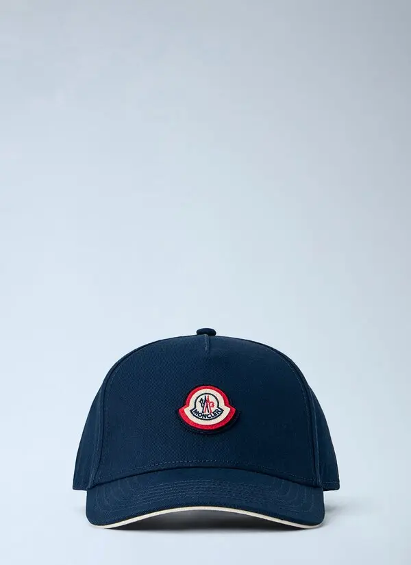 Moncler Embroidered Logo Baseball Cap - Blue