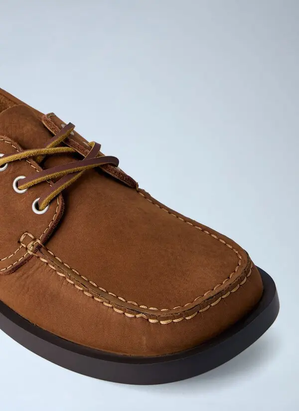 Camper Don Leather Boat Shoes