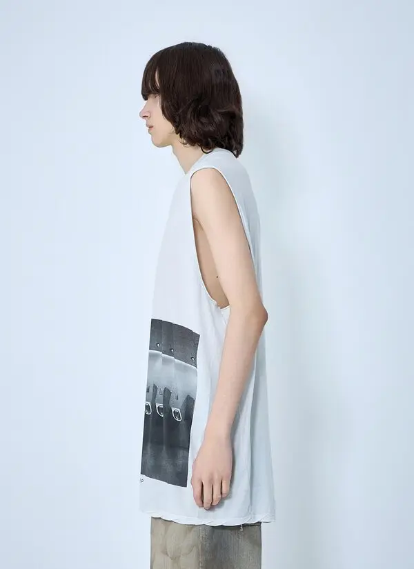 Rick Owens Sleeveless Graphic Top