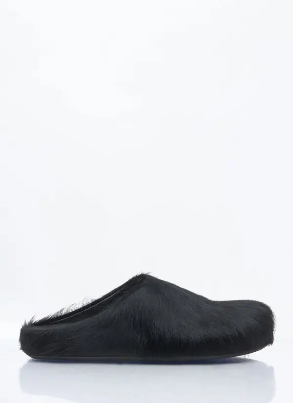 Marni Fussbett Sabot Mules - Black