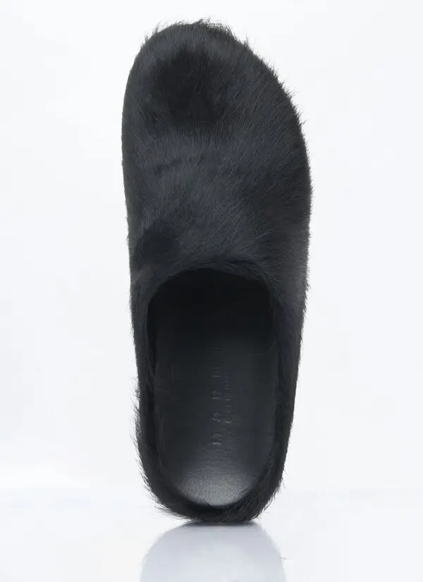 Marni Fussbett Sabot Mules - Black