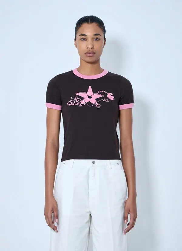 Carhartt Work In Progress Outlaw Star Ringer T-shirt - Brown