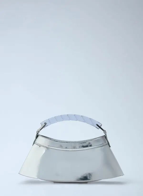 Lacoste Runway H Lenglen Mirror Effect Leather Bag