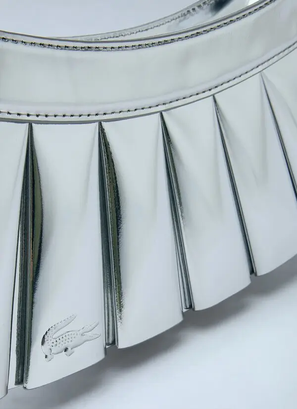 Lacoste Runway H Lenglen Mirror Effect Leather Bag