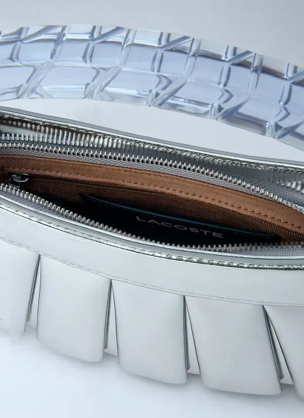 Lacoste Runway H Lenglen Mirror Effect Leather Bag
