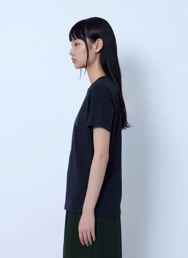 GANNI Fruit Logo Cotton T-shirt