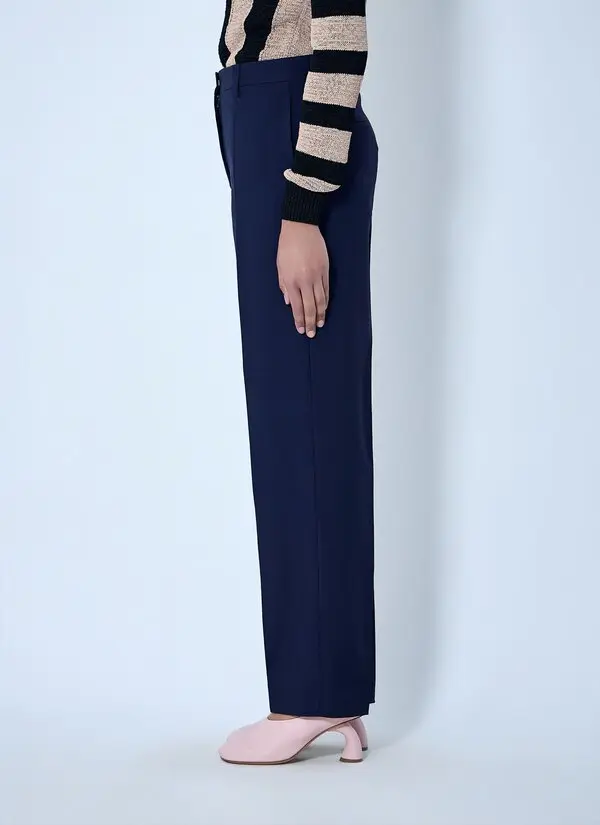 Dries Van Noten Wool Tailored Trousers