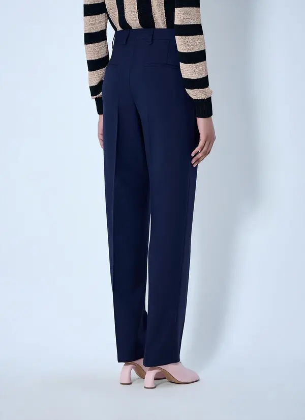 Dries Van Noten Wool Tailored Trousers
