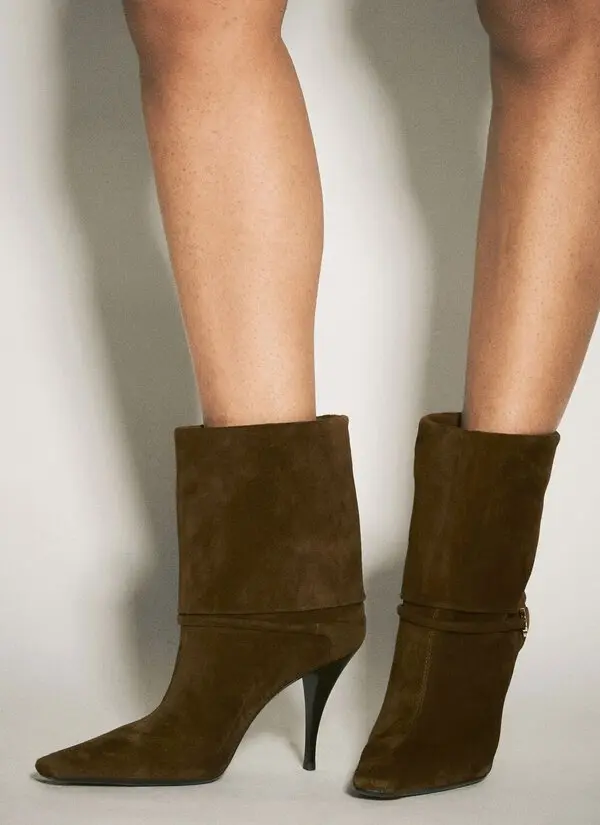 Saint Laurent Niki Suede Boots