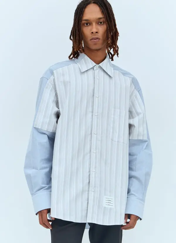 Thom Browne Oversized Striped Shirt