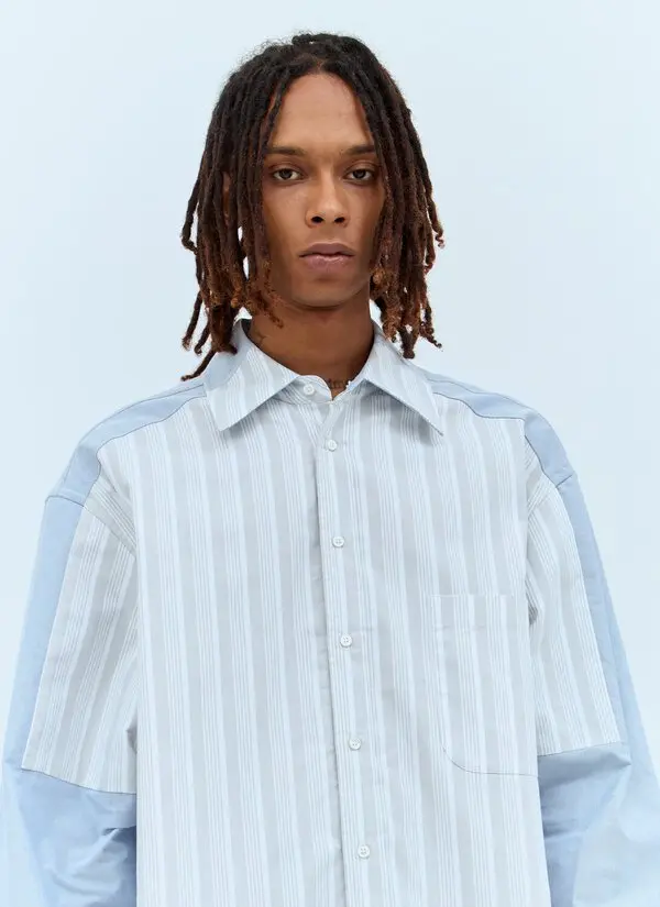 Thom Browne Oversized Striped Shirt