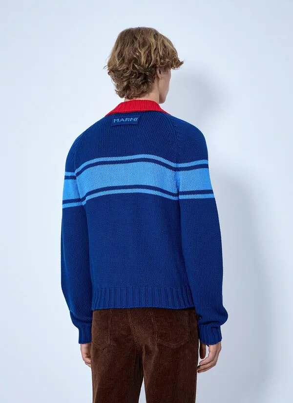 Marni Zip-up Knit Cardigan