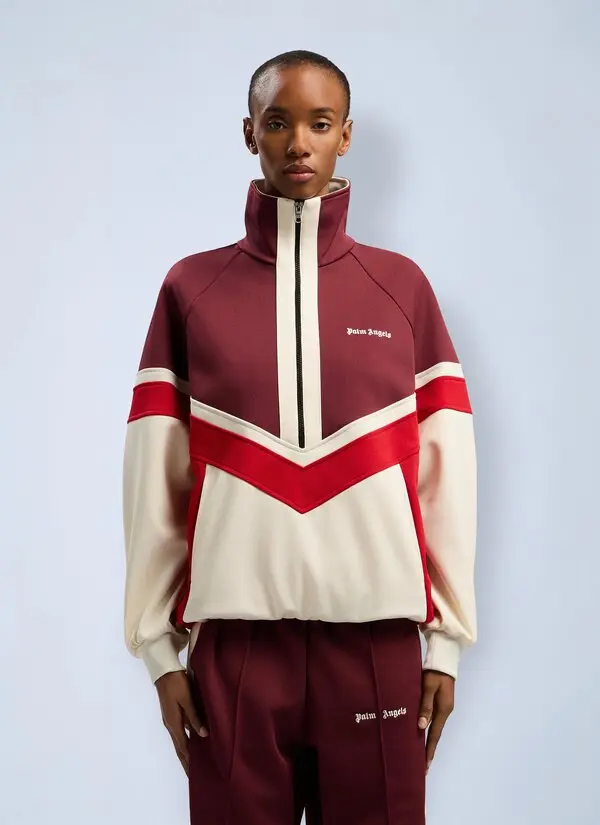 Palm Angels Anorak Track Jacket - Bordeaux